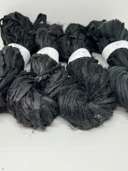 Sari silk ribbon – Yarn Yarn