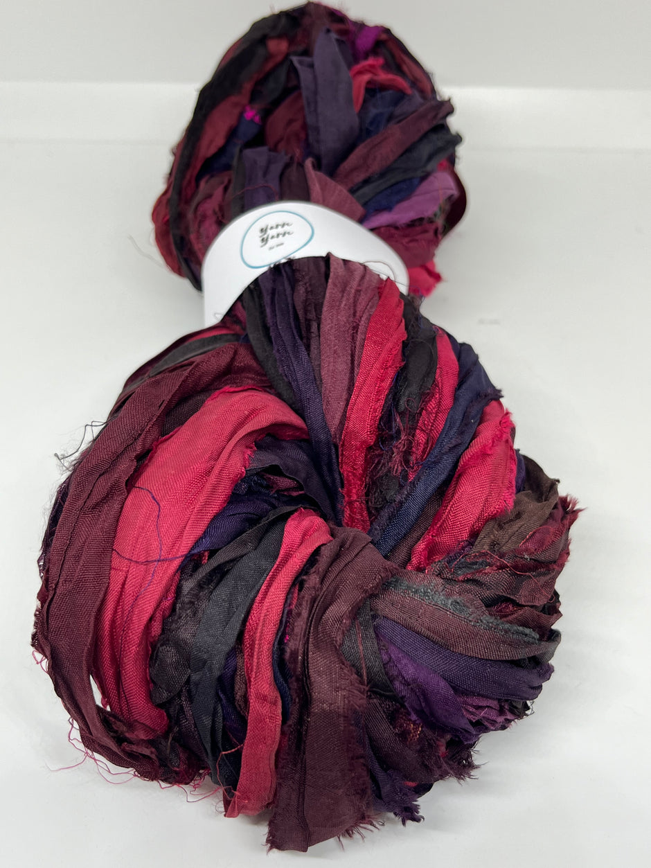 Sari silk ribbon – Yarn Yarn